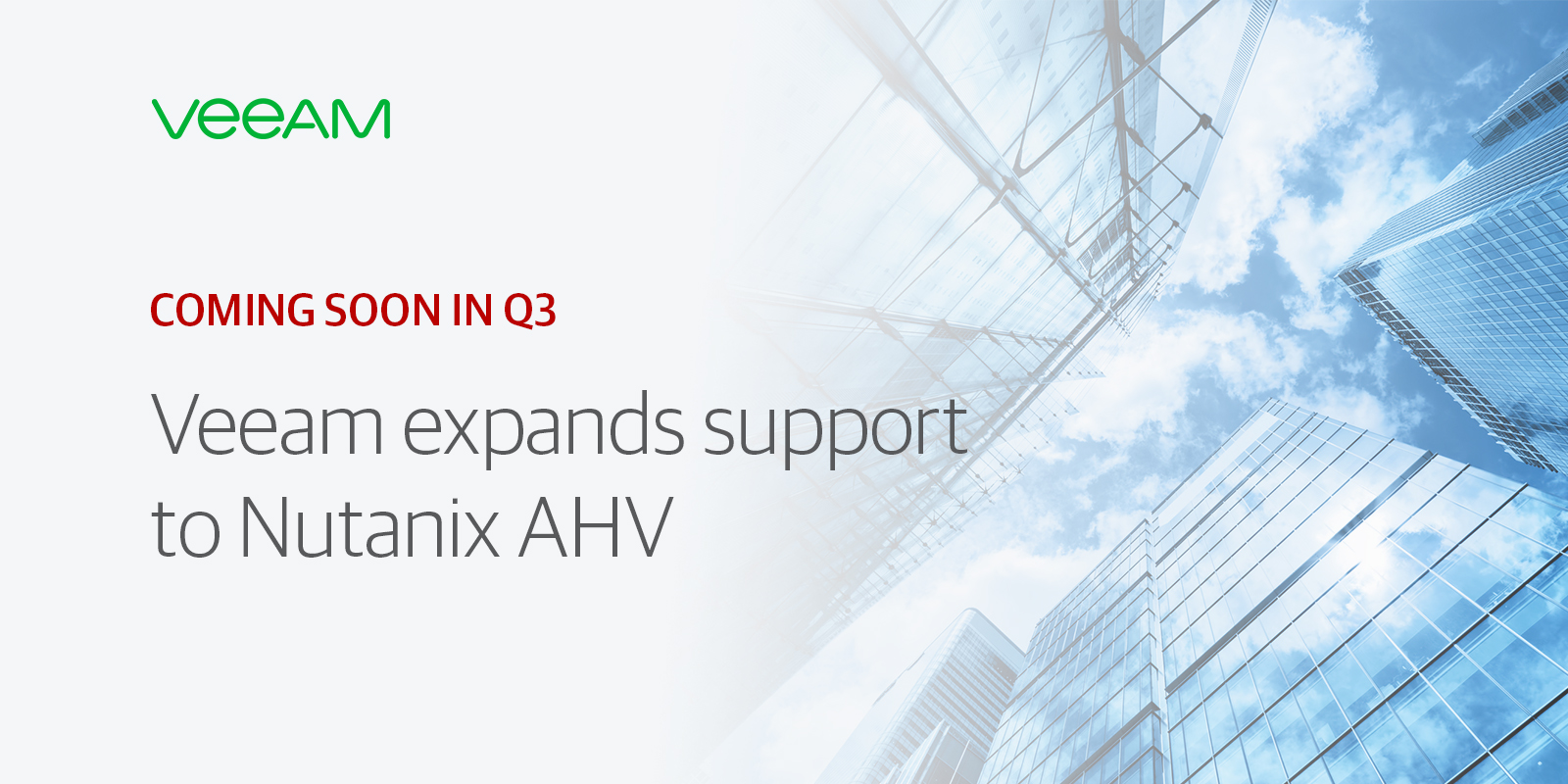 Nutanix Acropolis hypervisor (AHV) support – Veeam Nutanix Acropolis hypervisor (AHV) support – Veeam