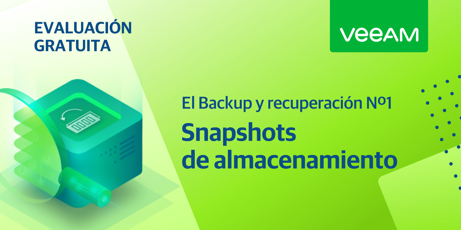 NUEVO Veeam Backup & Replication v11 for storage snapshots NUEVO Veeam Backup & Replication v11 for storage snapshots